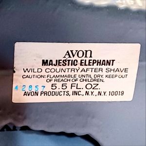 Avon | Accents | Majestic Elephant Vintage Avon Products Wild Country ...